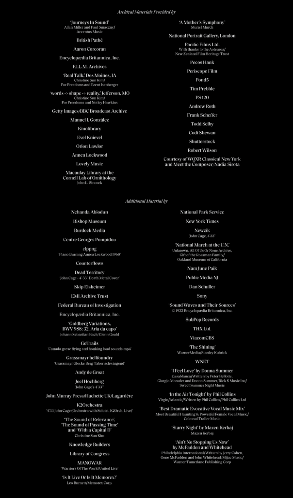 32 Sounds - Immersive Documentary by Sam Green